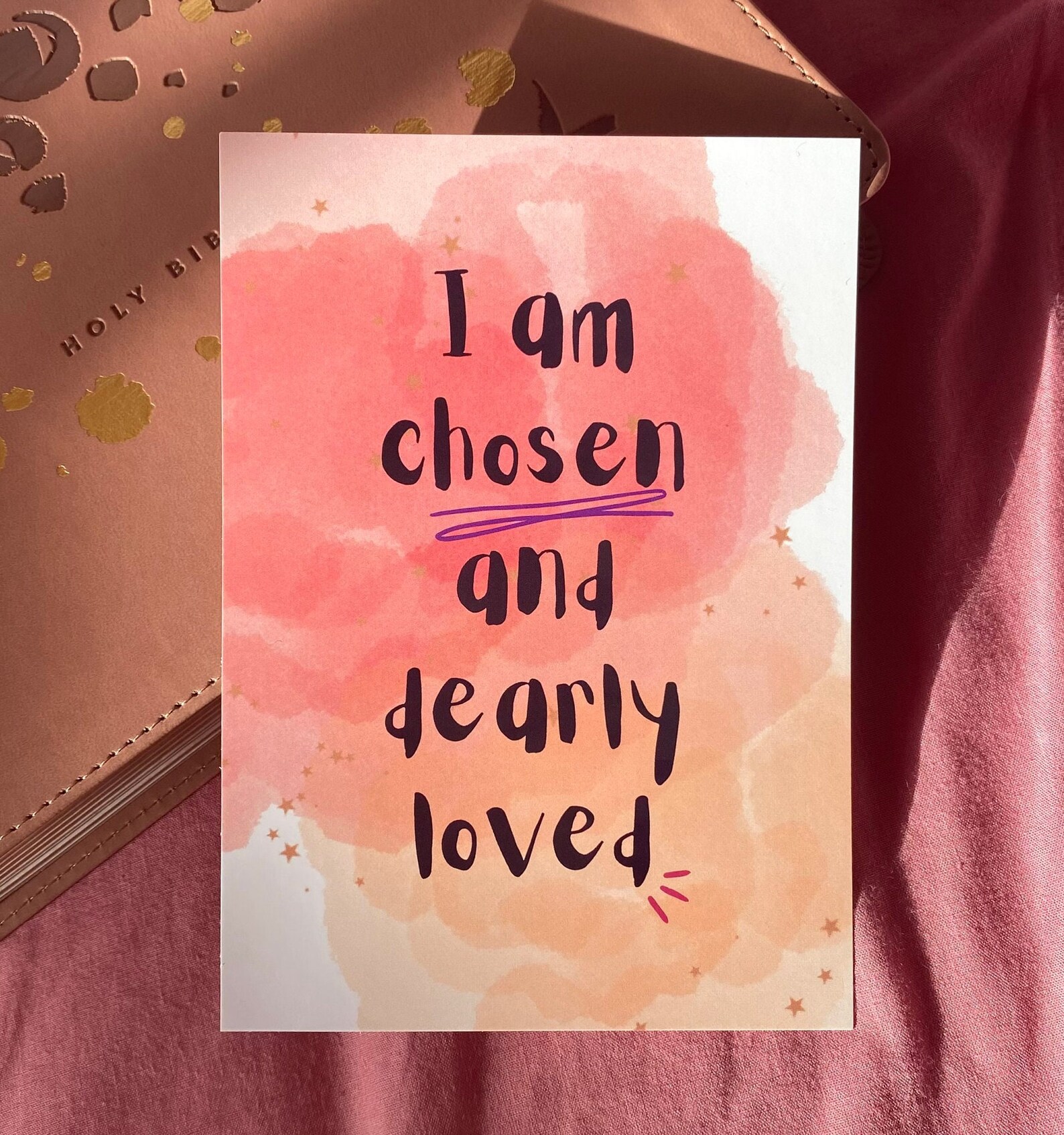 Christian Affirmation Postcards, I AM Christian Cards, Encouragement ...