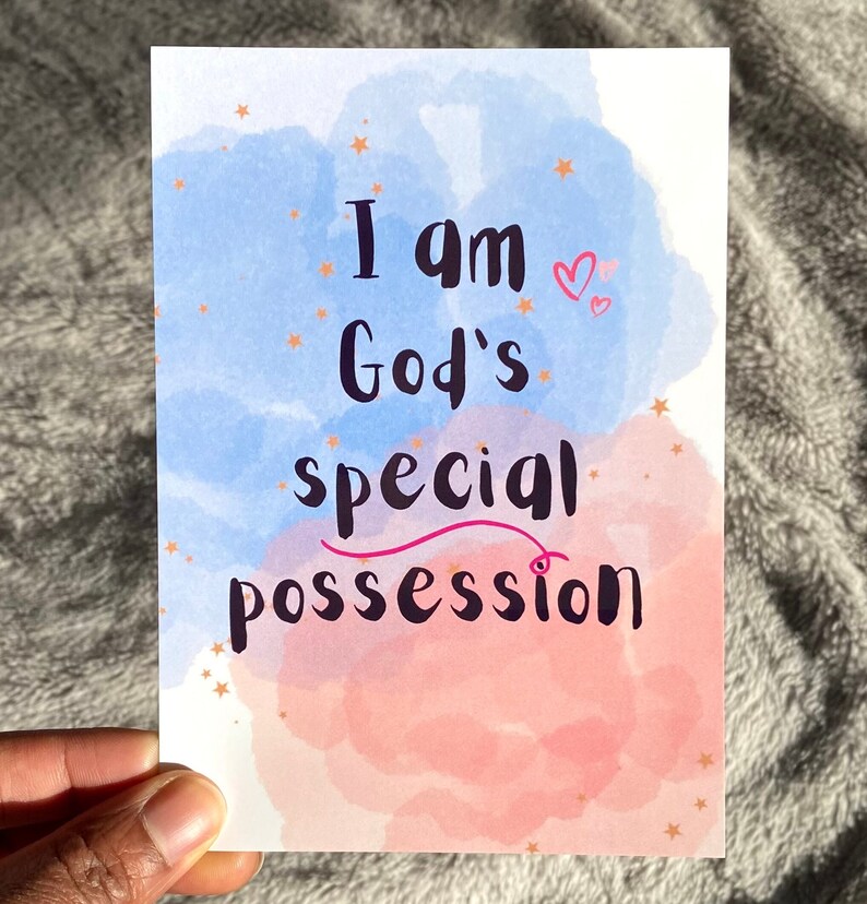 Christian Affirmation Postcards I AM Christian Cards - Etsy