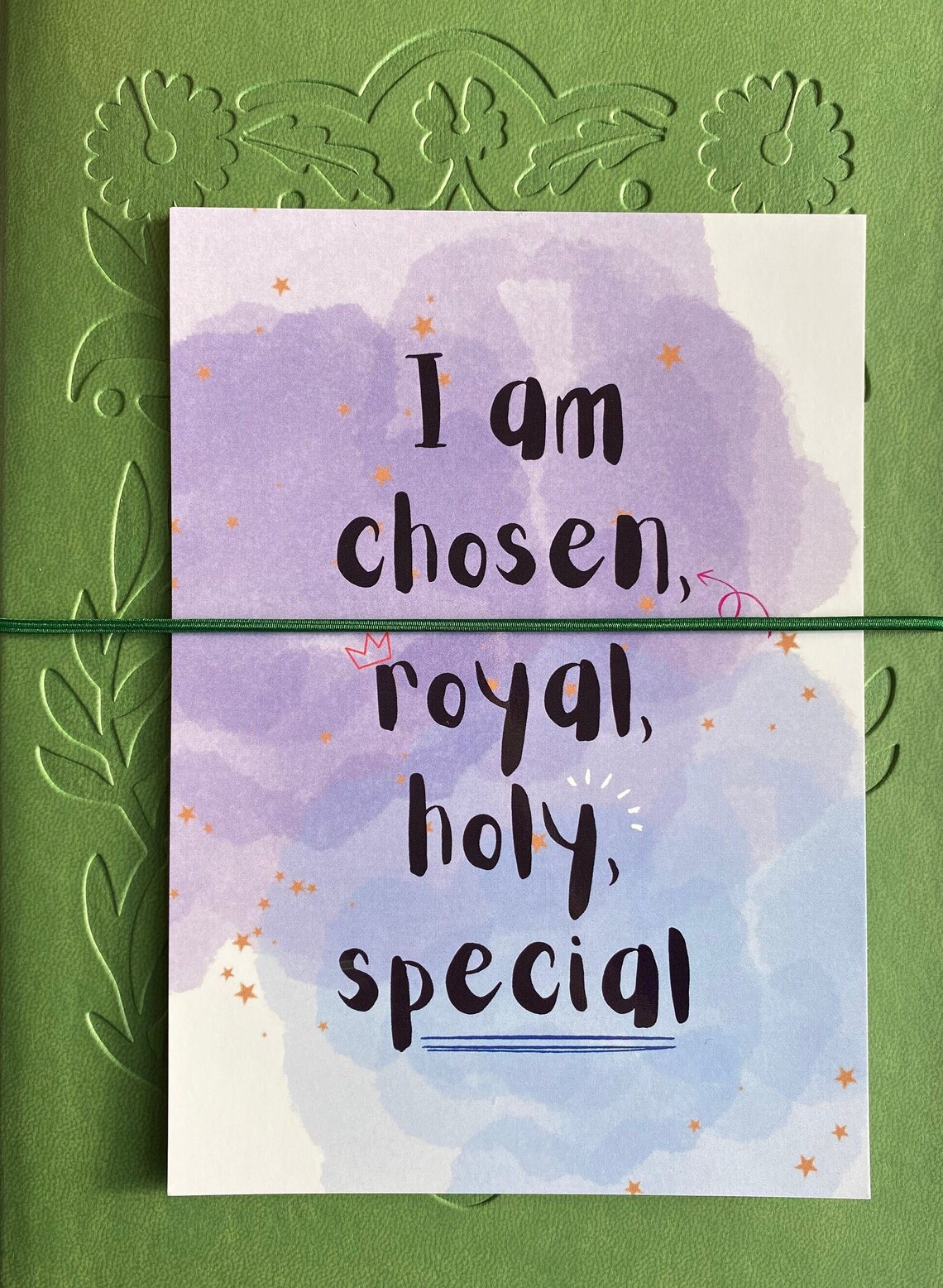 Christian Affirmation Postcards, I AM Christian Cards, Encouragement ...