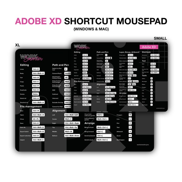 Adobe Shortcut Mousepad - Etsy