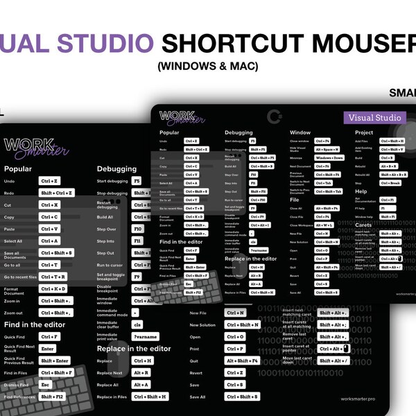 Adobe Illustrator Shortcut Mousepad - Etsy