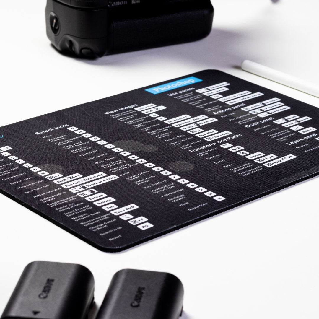 Adobe Photoshop Shortcut Mousepad - Etsy