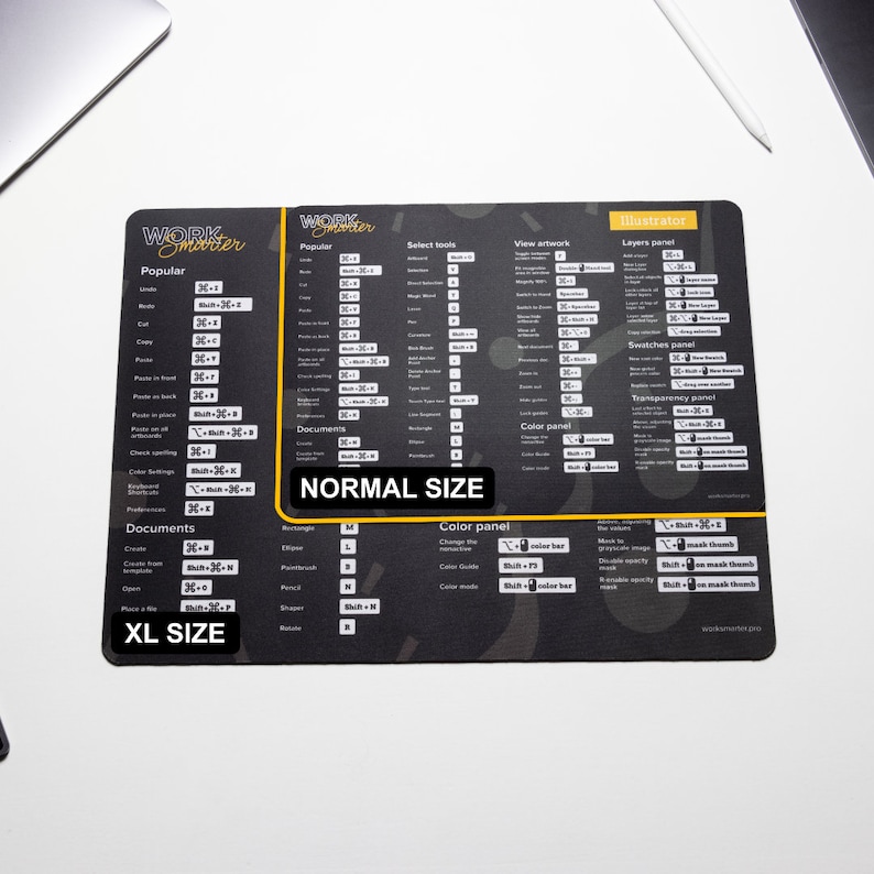 Adobe Illustrator Shortcut Mousepad - Etsy
