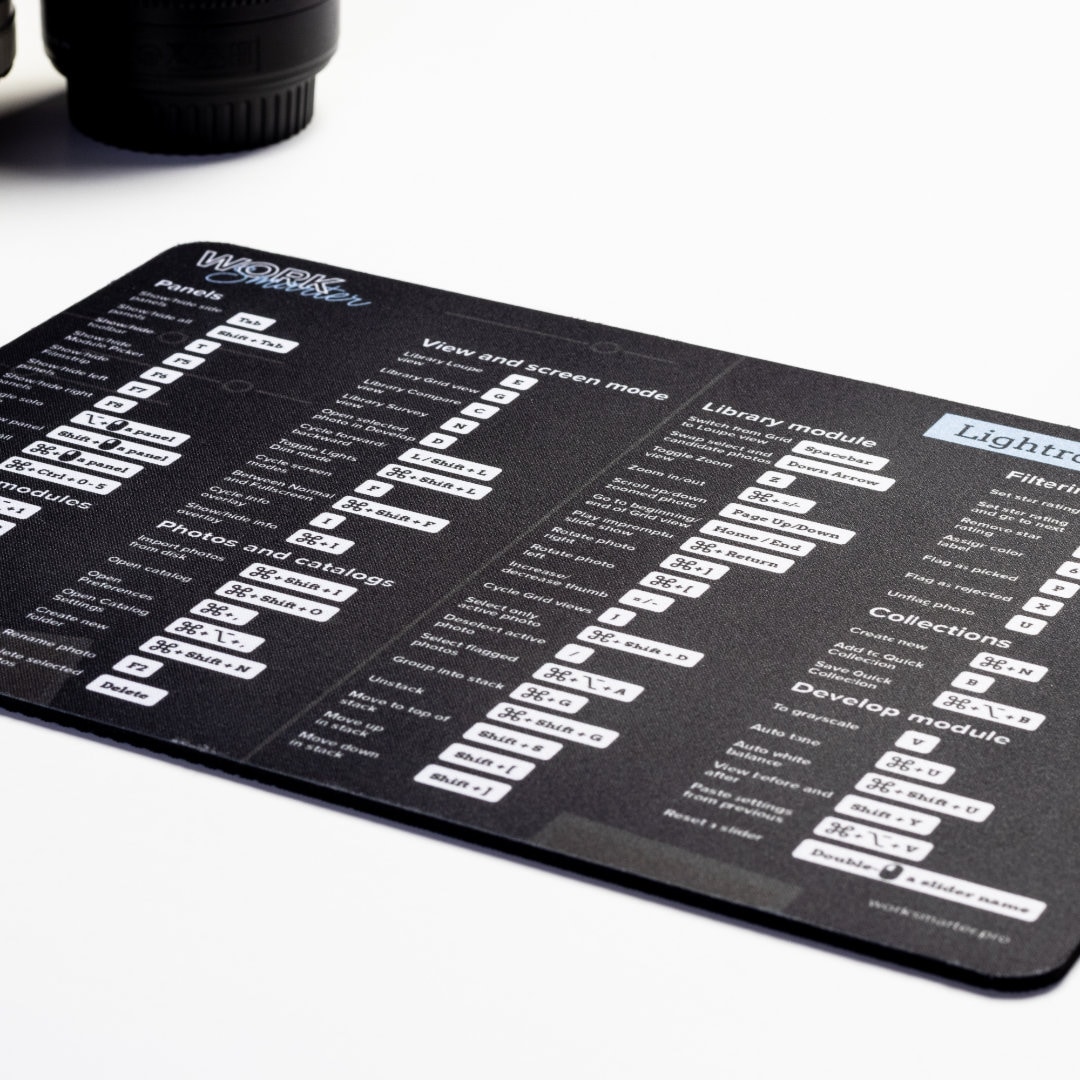Adobe Lightroom Shortcut Mousepad - Etsy