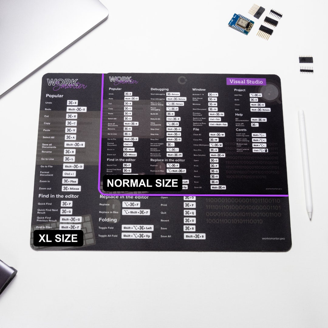 Visual Studio Shortcut Mousepad - Etsy