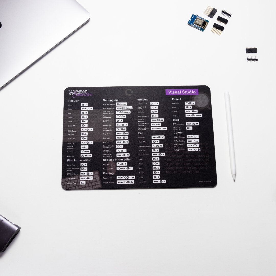 Visual Studio Shortcut Mousepad - Etsy