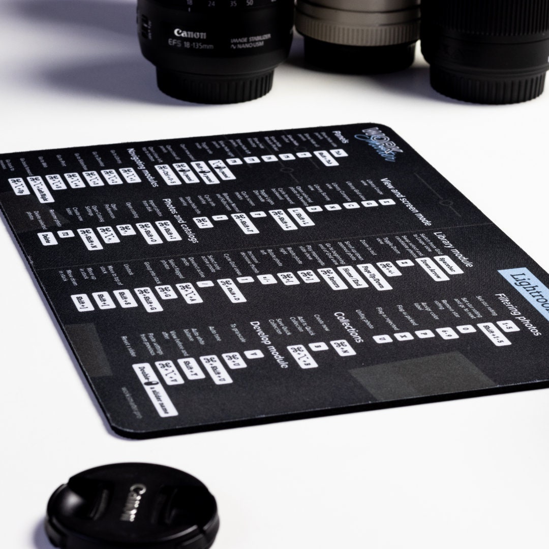 Adobe Lightroom Shortcut Mousepad - Etsy