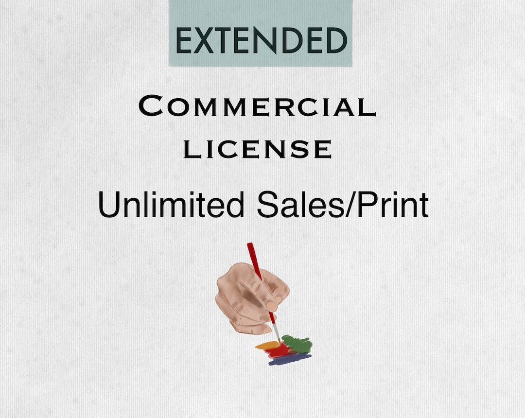 One (1) Extended Commercial Use License / Colorfulpt - Unlimited ...
