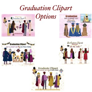 Graduate DIY Clipart. Personalized Graduation Gift. Collage Senior ...