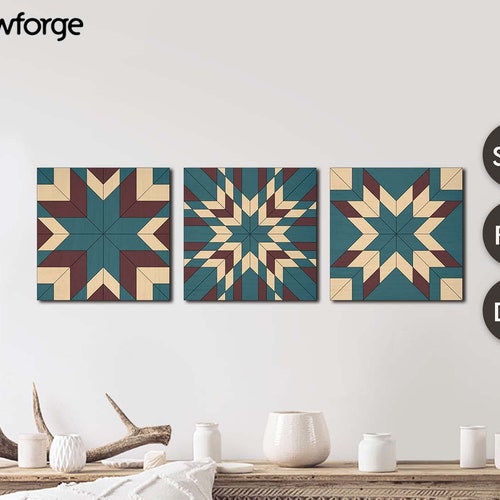 Barn Quilt Svg Wooden Wall Art Home Decor Cut File Svg - Etsy