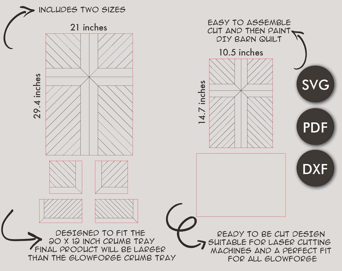 Cross, Barn Quilt , Home Decor, Laser Cut File, Instant Download, Svg ...