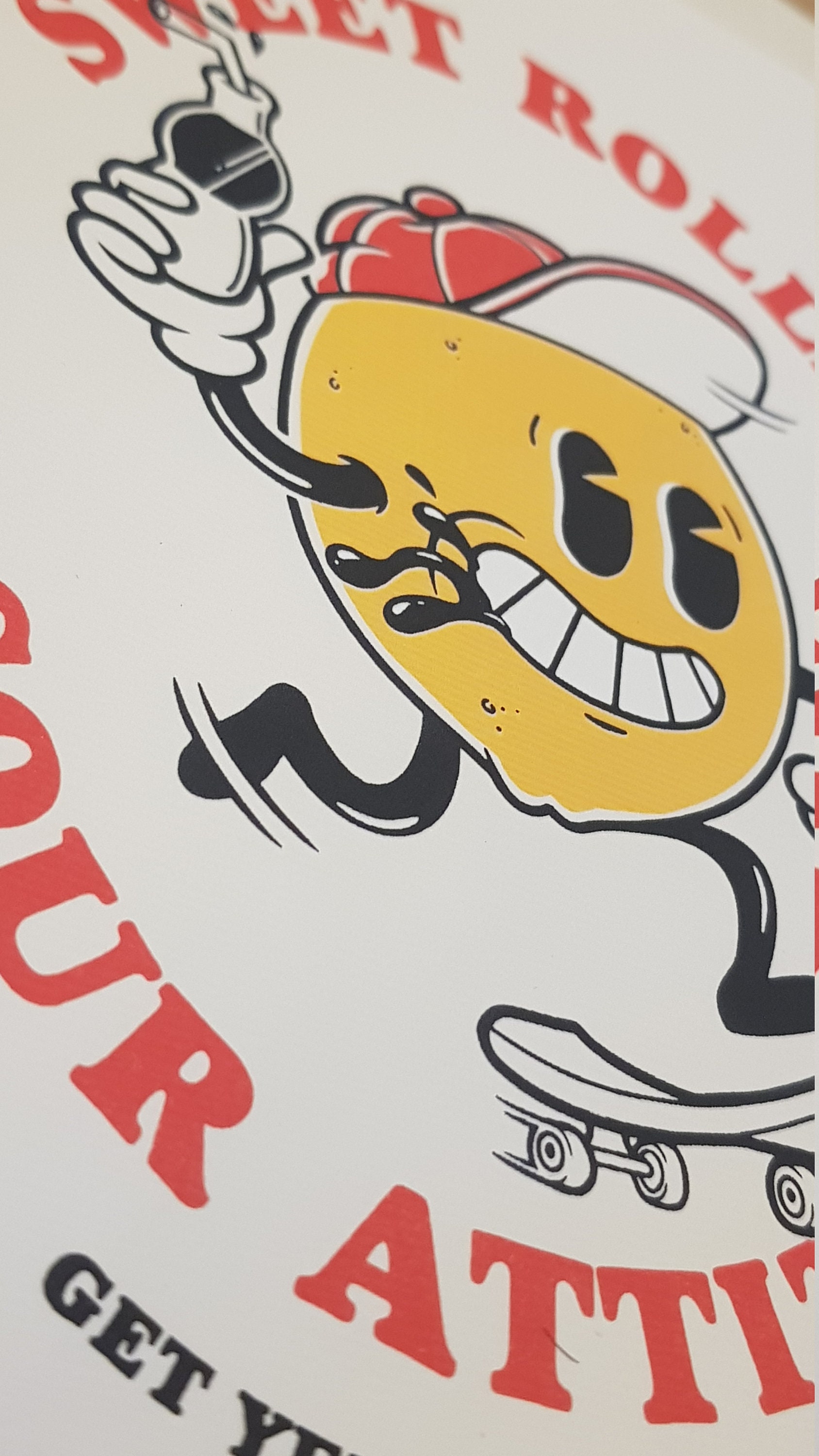 Sweet Roller Lemon Retro Art Print Retro Poster Cartoon - Etsy