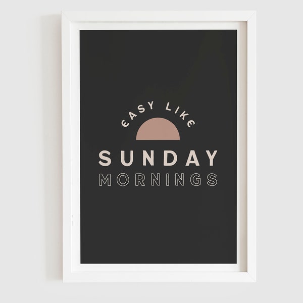 Easy Like Sunday - Etsy