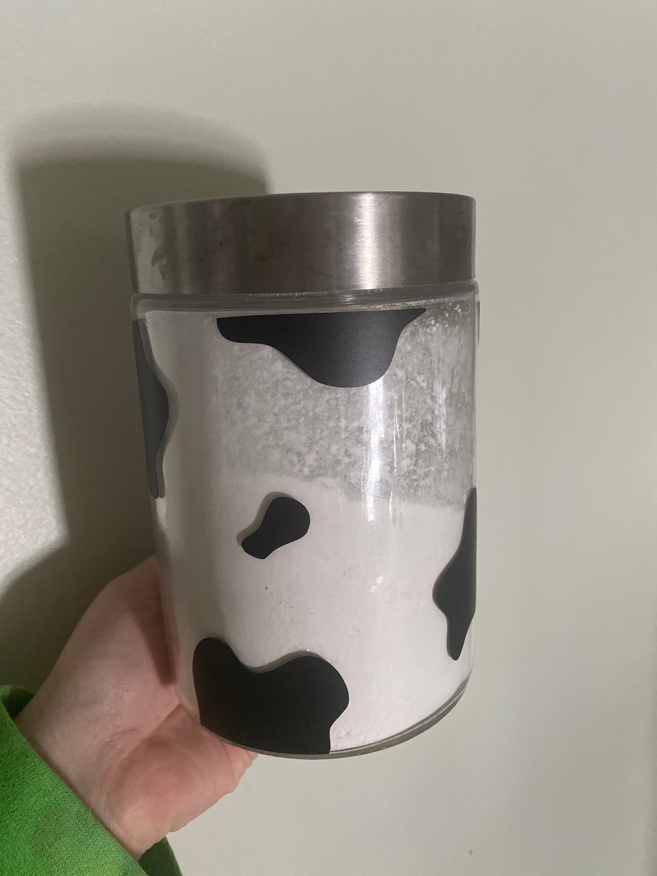 Cow Print Jars - Etsy