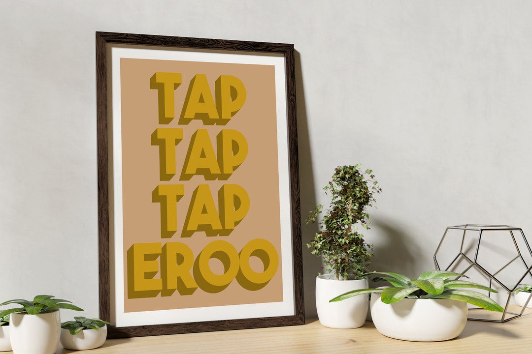 Tap Tap Taperoo, Happy Gilmore Movie Quote. - Etsy