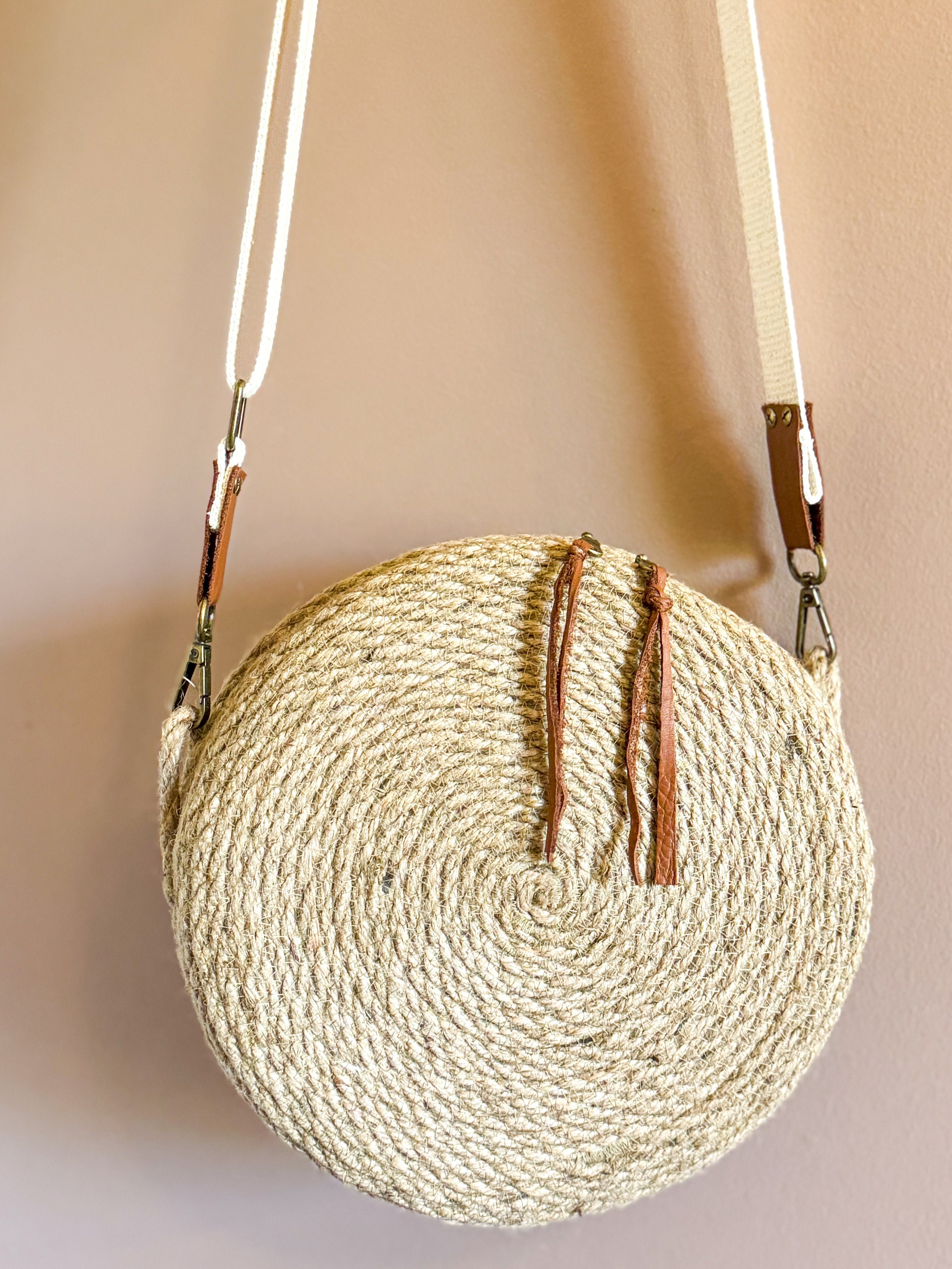 Round Bag, Crossbody Tote, Circle Bag, Circle Tote, Shoulder Bags ...