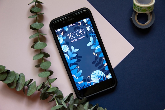 Twilight Forest Phone Background Instant Download | Etsy