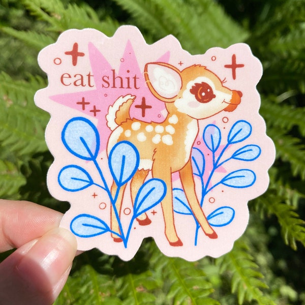 Nature and Shit Decal - Etsy