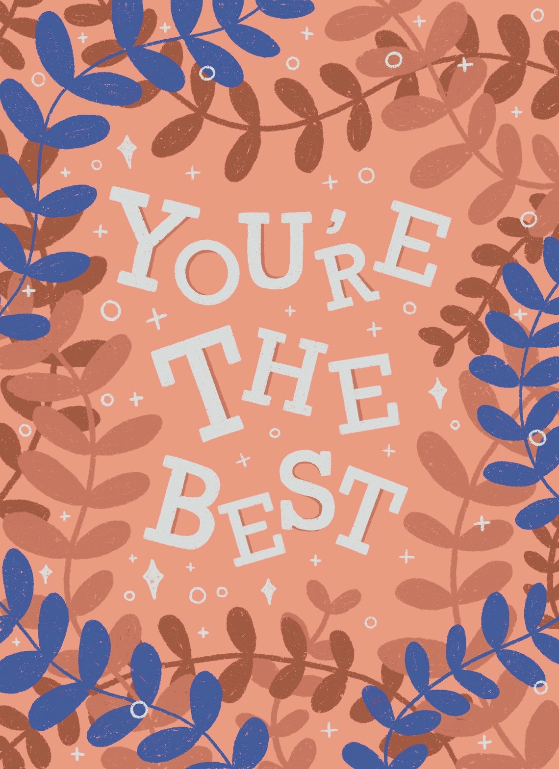 You're the Best Greeting Card | Cute Thank You Gift for Friends, Family ...