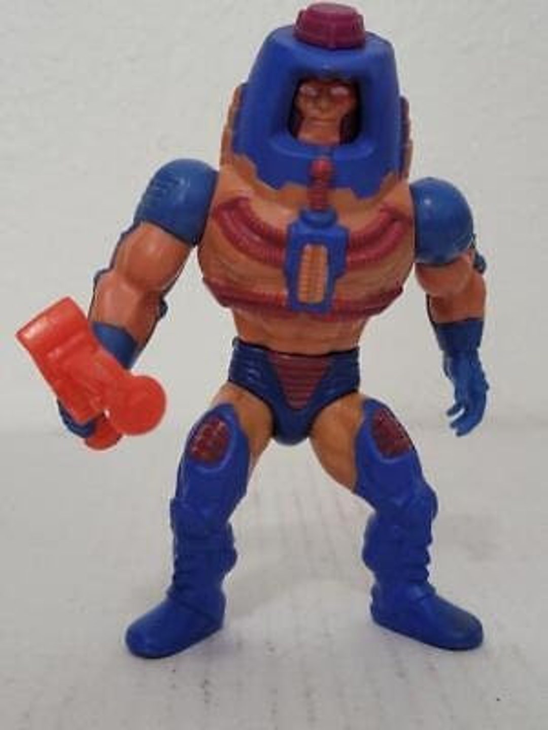 1982 He-man MOTU Man-e-faces With Pistol & Mini Comic Action Figure ...