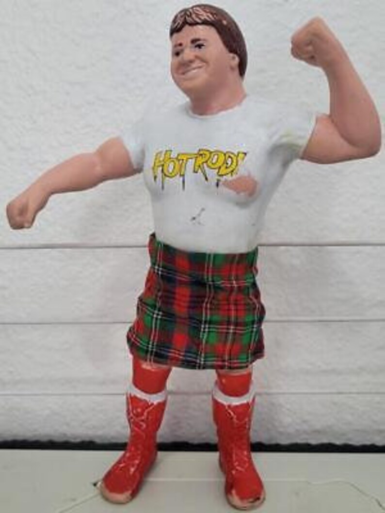 1984 LJN WWF Rowdy Roddy Piper With Kilt Wrestling Superstars Series 1 ...