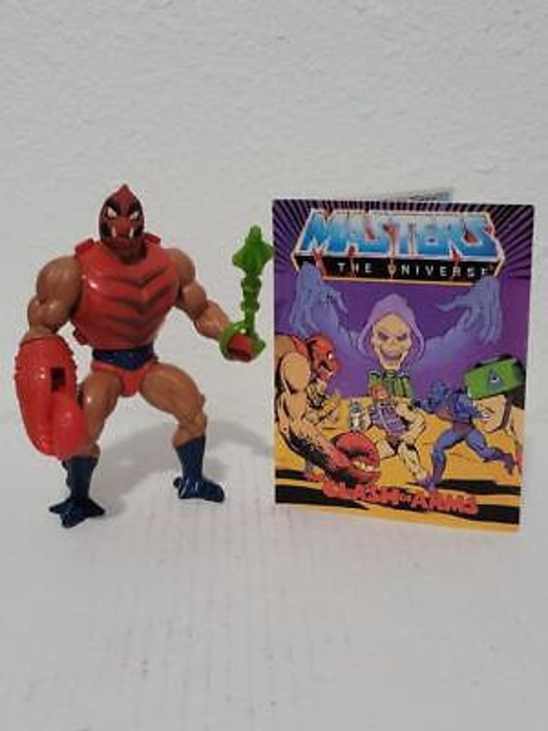 1981 He-man MOTU Clawful With Mace & Armor Mini Comic the Clash of Arms ...