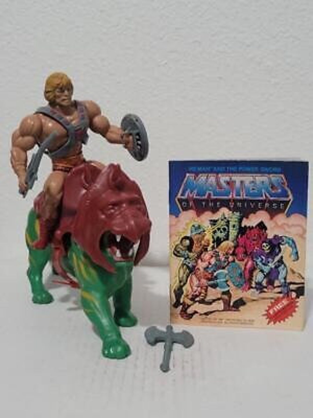 1981 He-man Masters of the Universe He-man & Battle Cat Battle With ...
