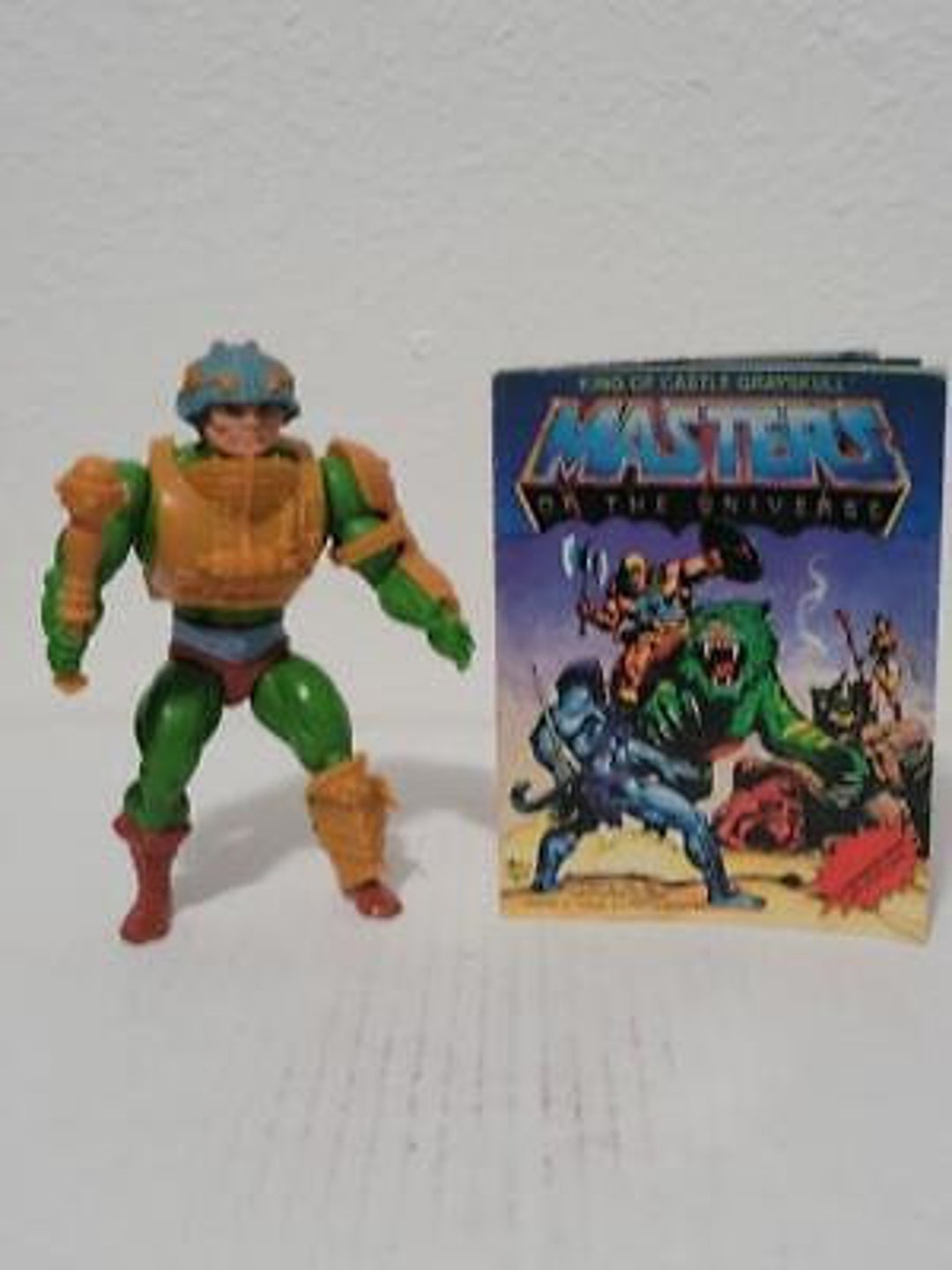 1981 He-man MOTU Man-at-arms With Accessories & Mini Comic Complete ...