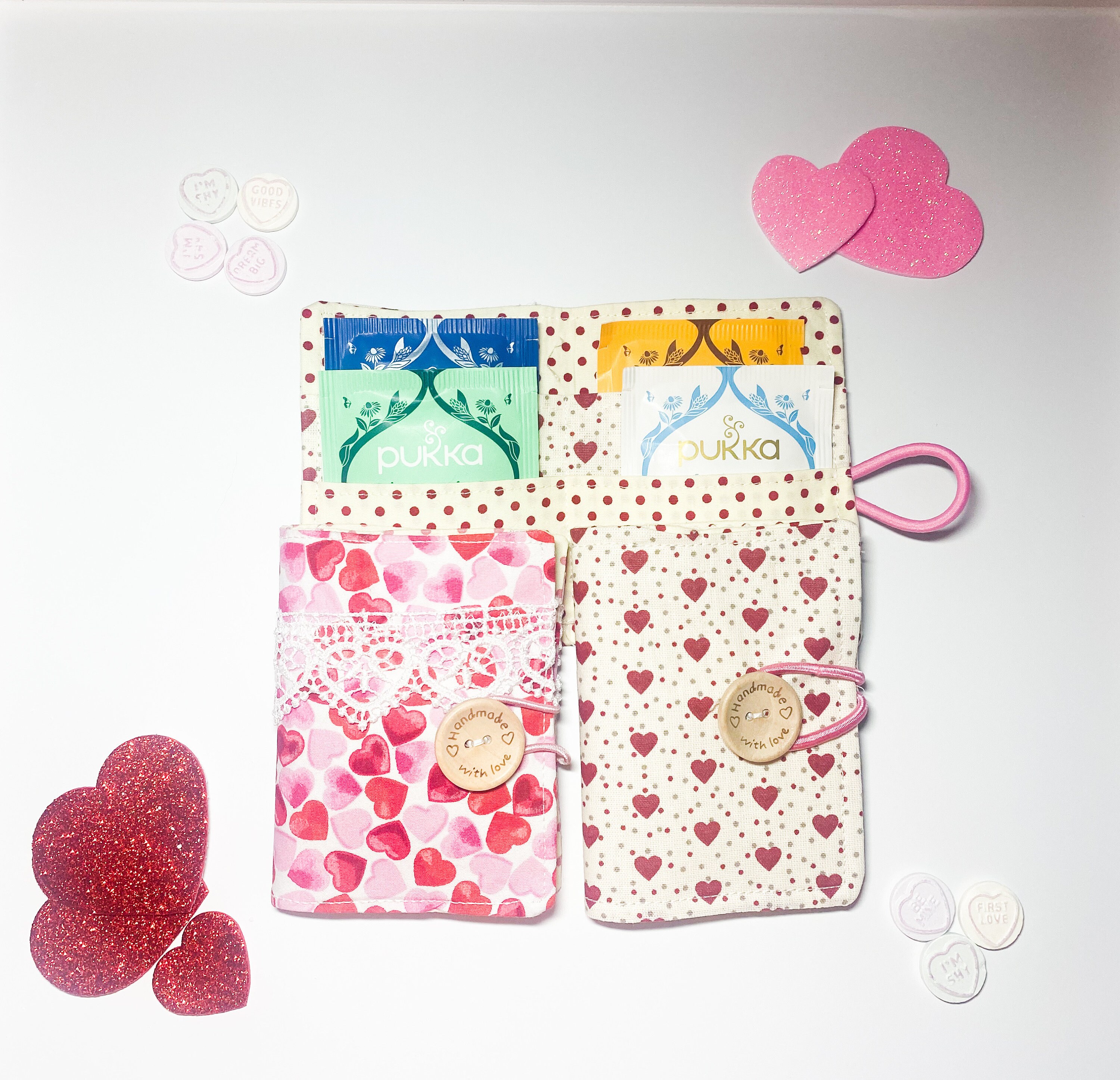 Tea Bag Case, Tea Bag Wallet, Gift for Her, Tea Lover, Choice of Two ...