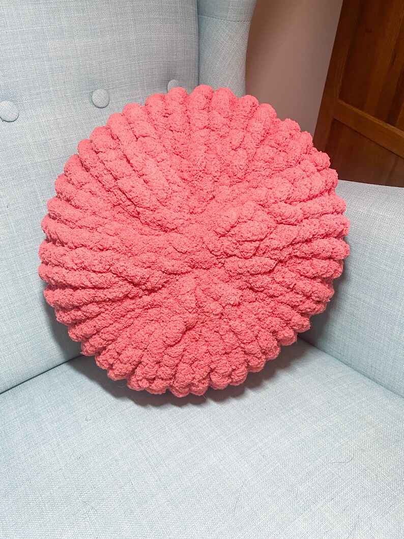 Chunky Knit, Soft Cushions, Pouf, Choice of Four Colours, Delivery ...