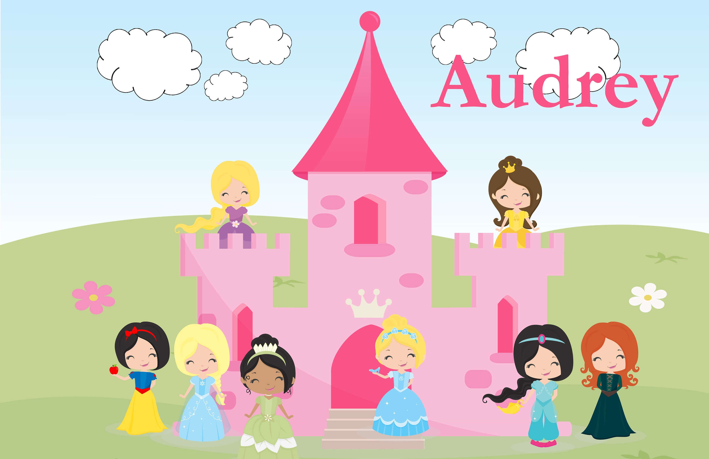 Princess Learn and Play Placemat - Etsy