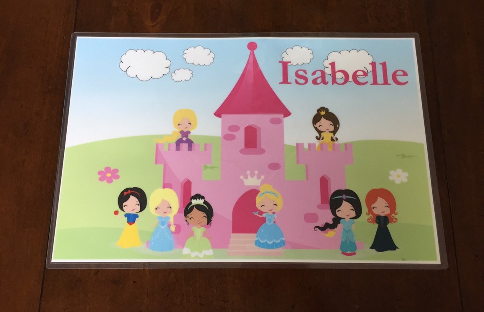 Princess Learn and Play Placemat - Etsy