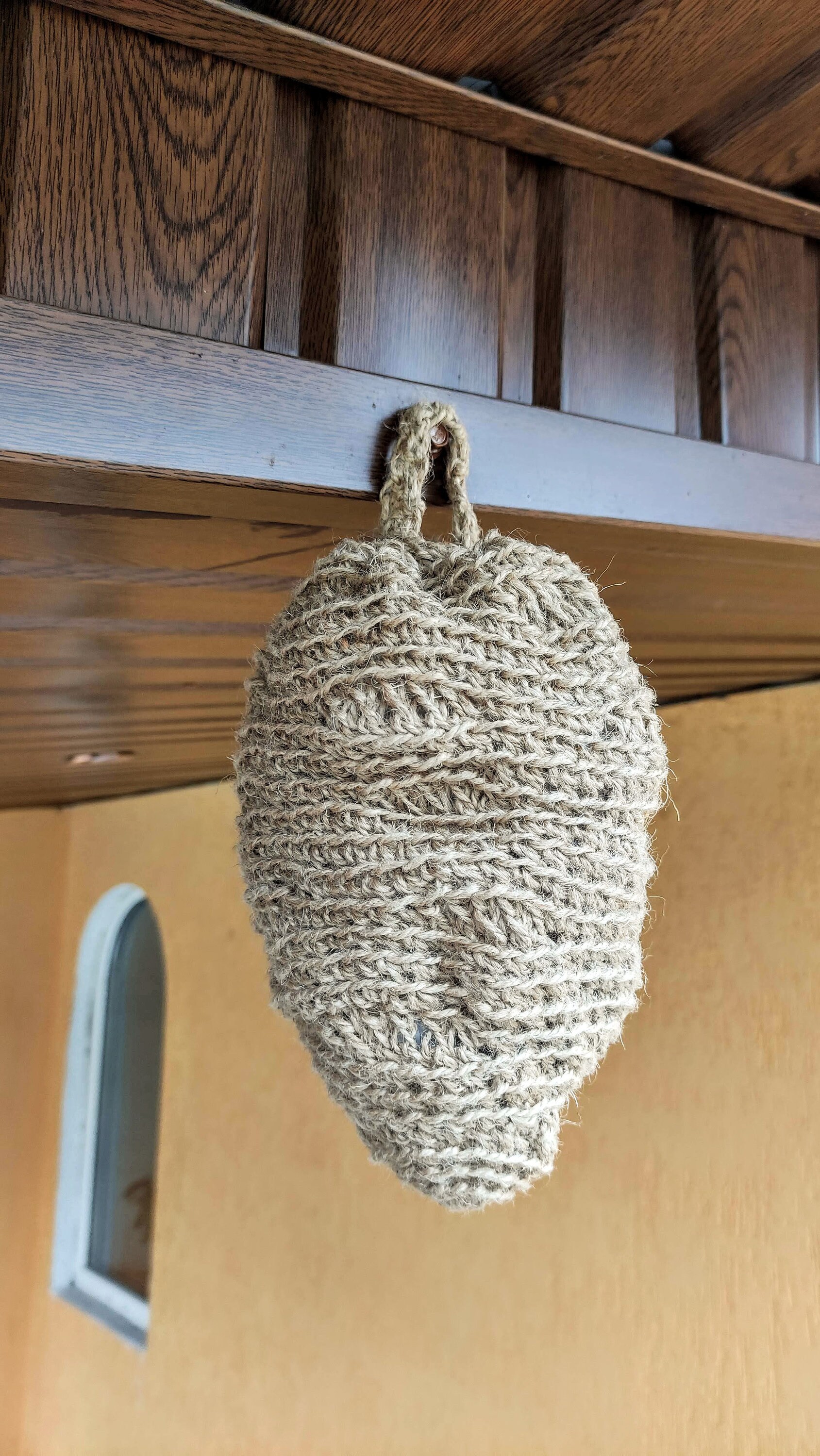 Crochet Wasp Nest Non Toxic Bee Controol Eco Hornet - Etsy