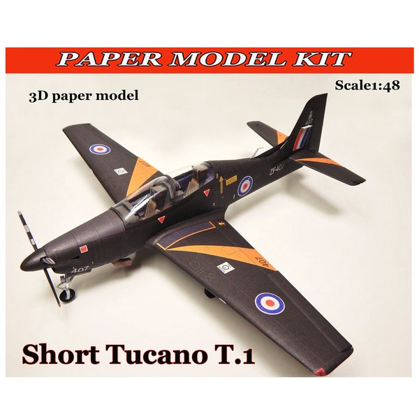Airplane 3d Paper Models Printable - Etsy