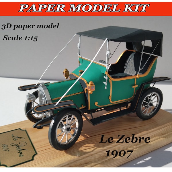 Paper Model Kit - Etsy