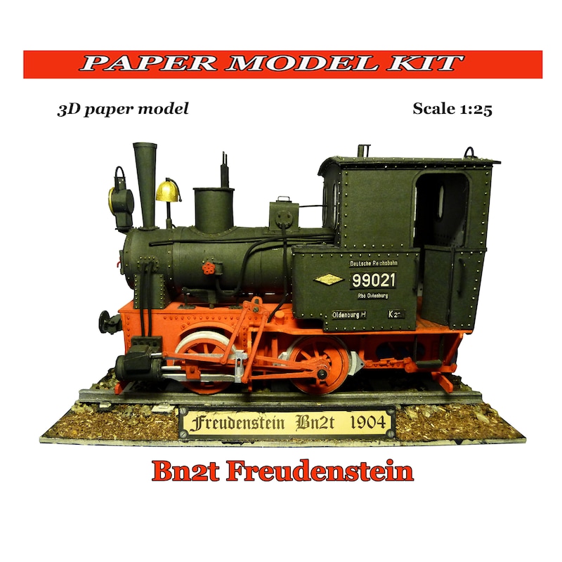 Papercraft Ho Trains - Etsy