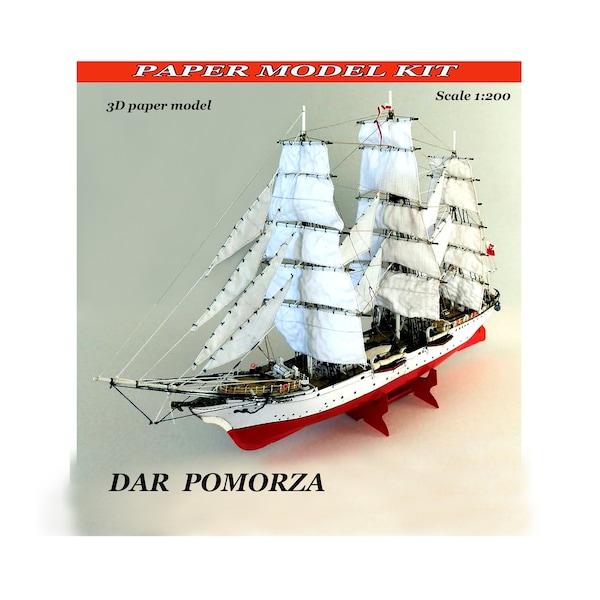 Paper Model Ship - Etsy