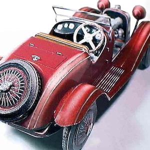 Paper Model Kit DIY Kit Car Papercraft 3d DIY Kit Adults Car Model Kits ...