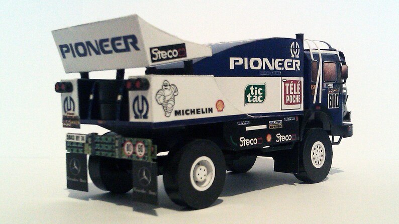 Paper Model Car Papercraft 3D Mercedes-benz Dakar 1936 Paper Model ...