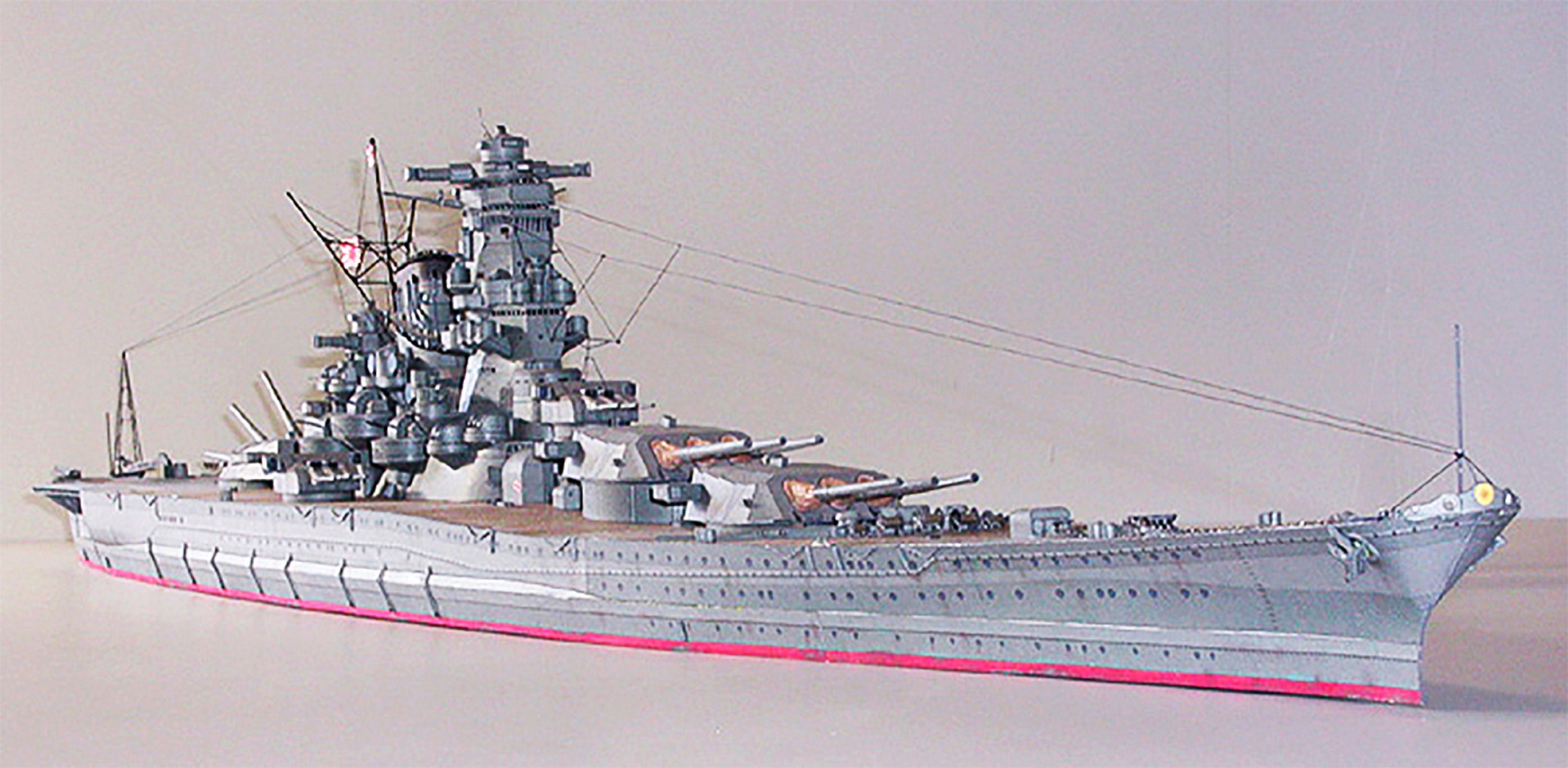 Paper Model Warships Papercraft 3d Ship Model Kit Battleship Paper Ship ...
