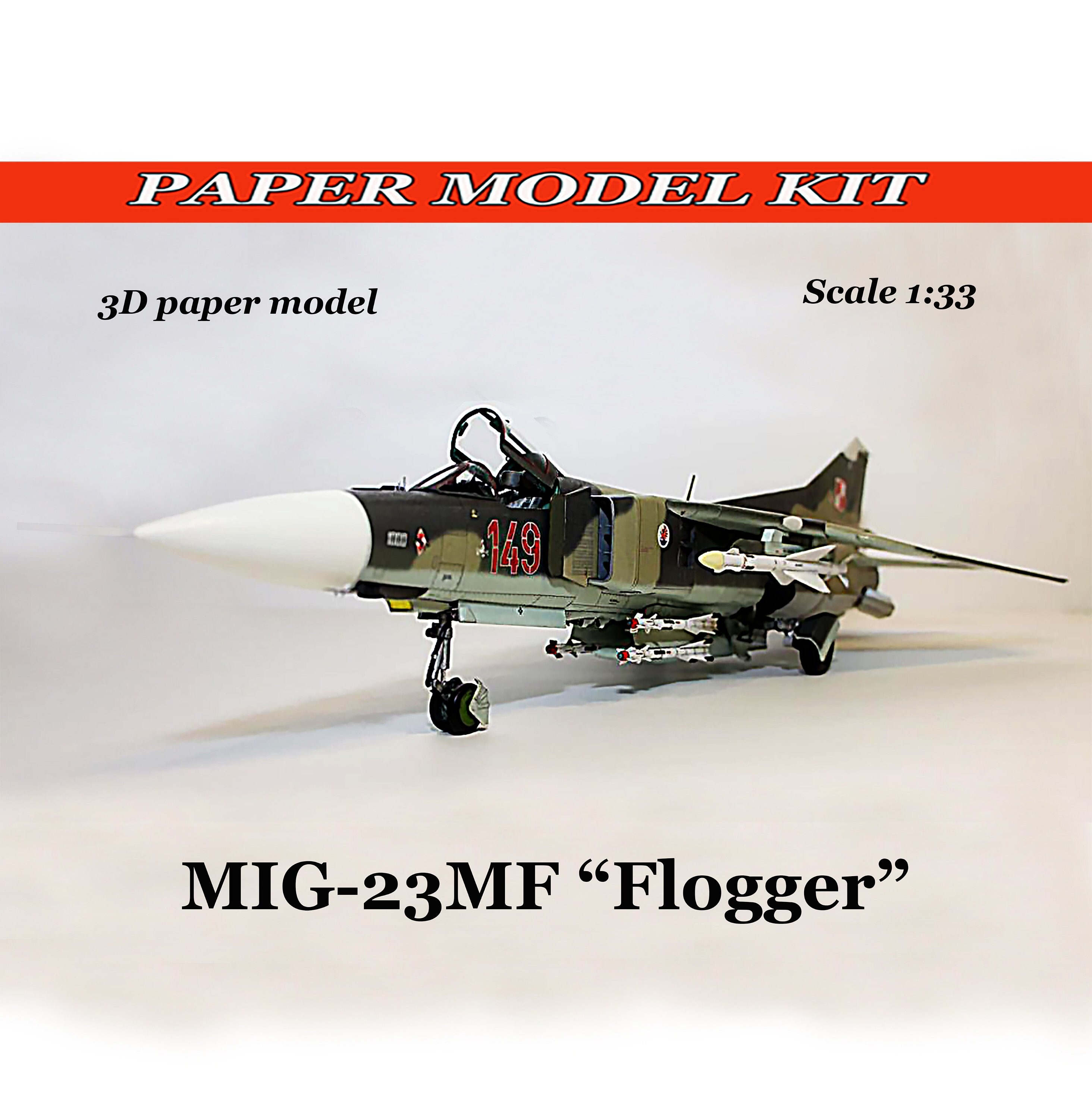 Paper Model Airplan Airplane Kit Papercraft 3D Airplane Paper Model ...