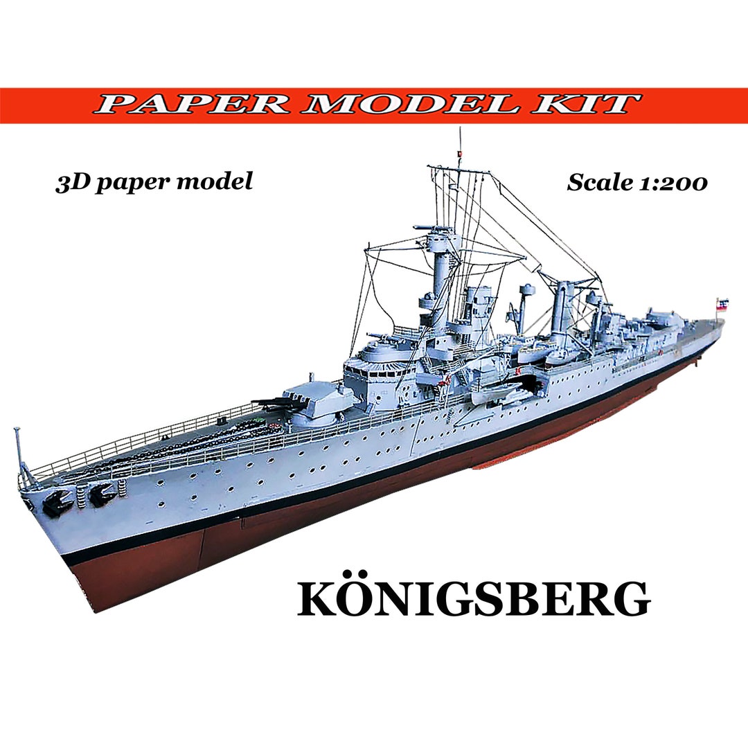 Model Ship Kit Paper Model Warships Papercraft 3d Ship Paper Model ...