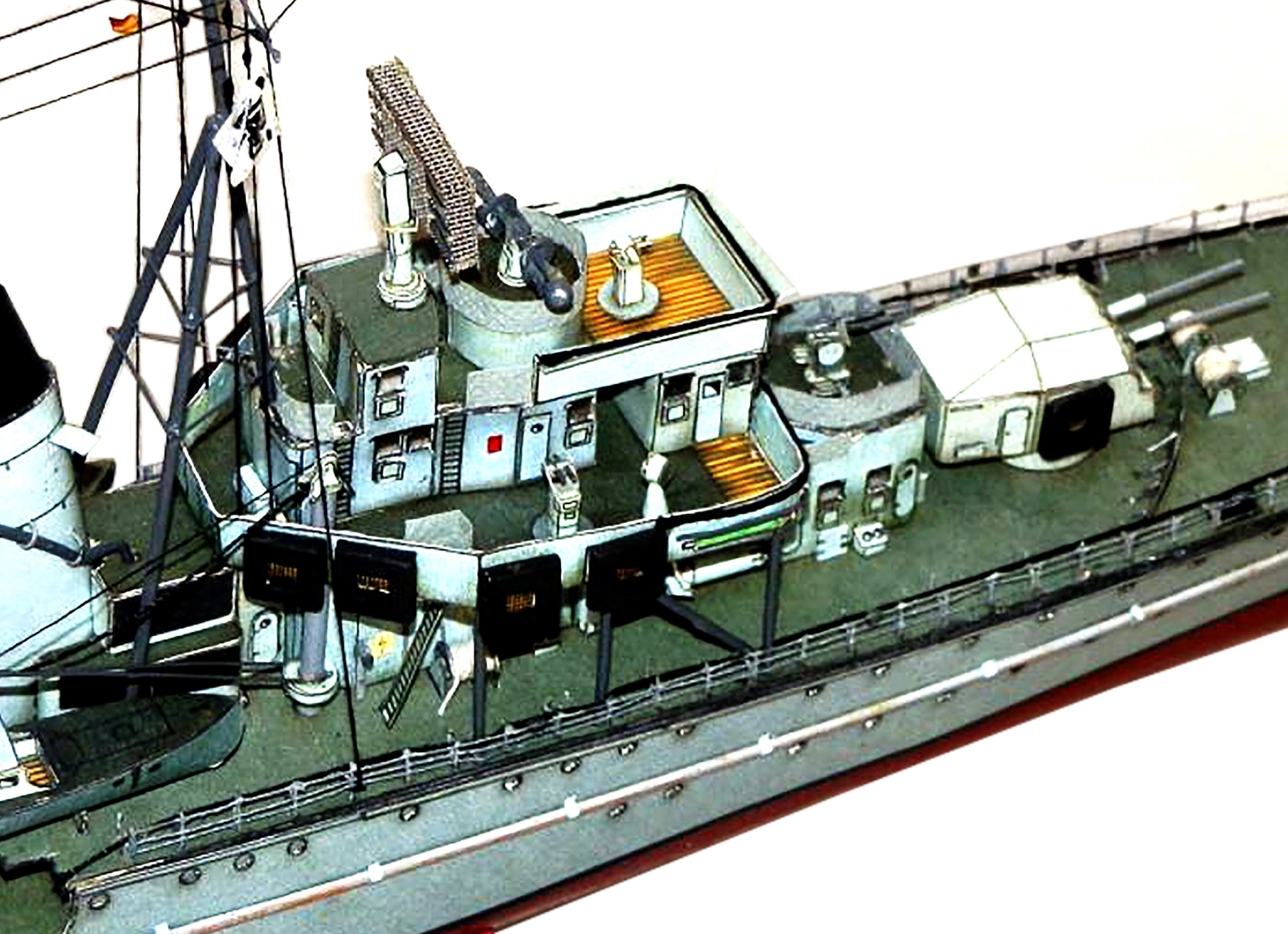 Paper Model Warships Papercraft 3d Ship Model Kit Battleship Paper Ship ...