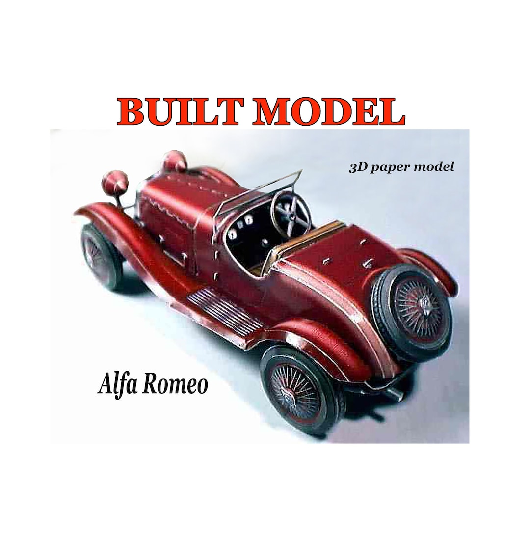 Paper Model Kit Built Model Car DIY Kit Car Papercraft 3d DIY Kit ...