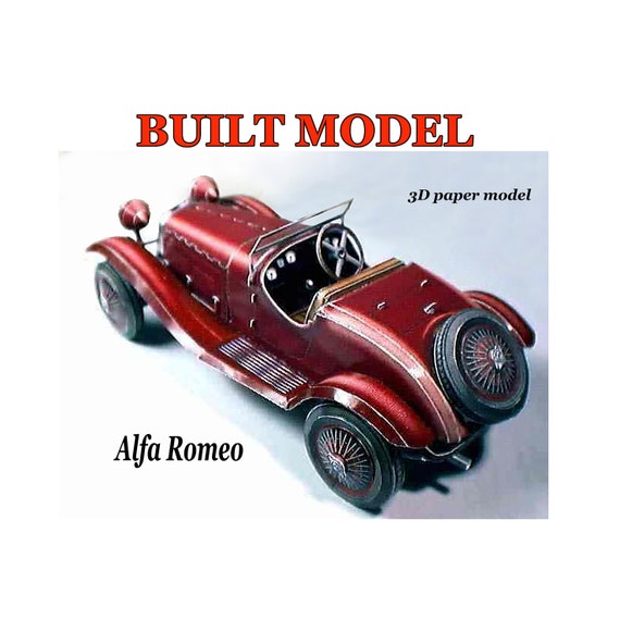 Paper Model Kit Built Model Car DIY Kit Car Papercraft 3d DIY - Etsy