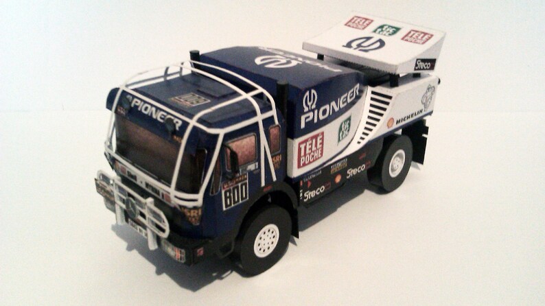 Paper Model Car Papercraft 3D Mercedes-benz Dakar 1936 Paper Model ...