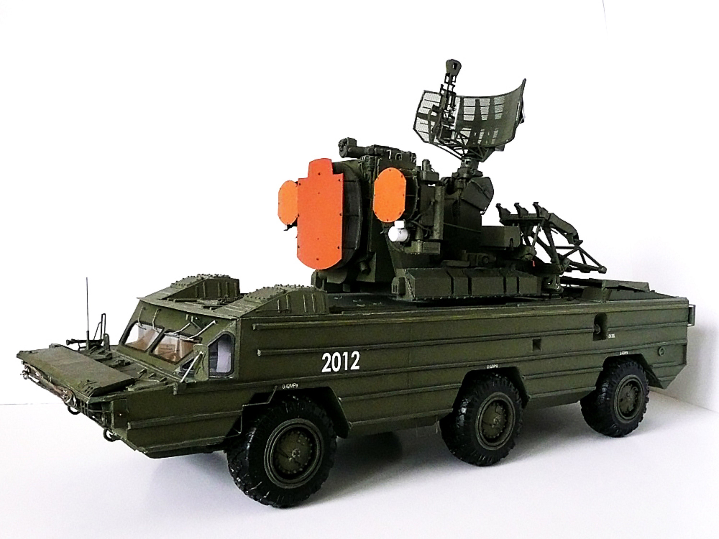 Paper Model Kit Papercraft 3d Model Kit for Adults Model Car Kit SA-8 ...