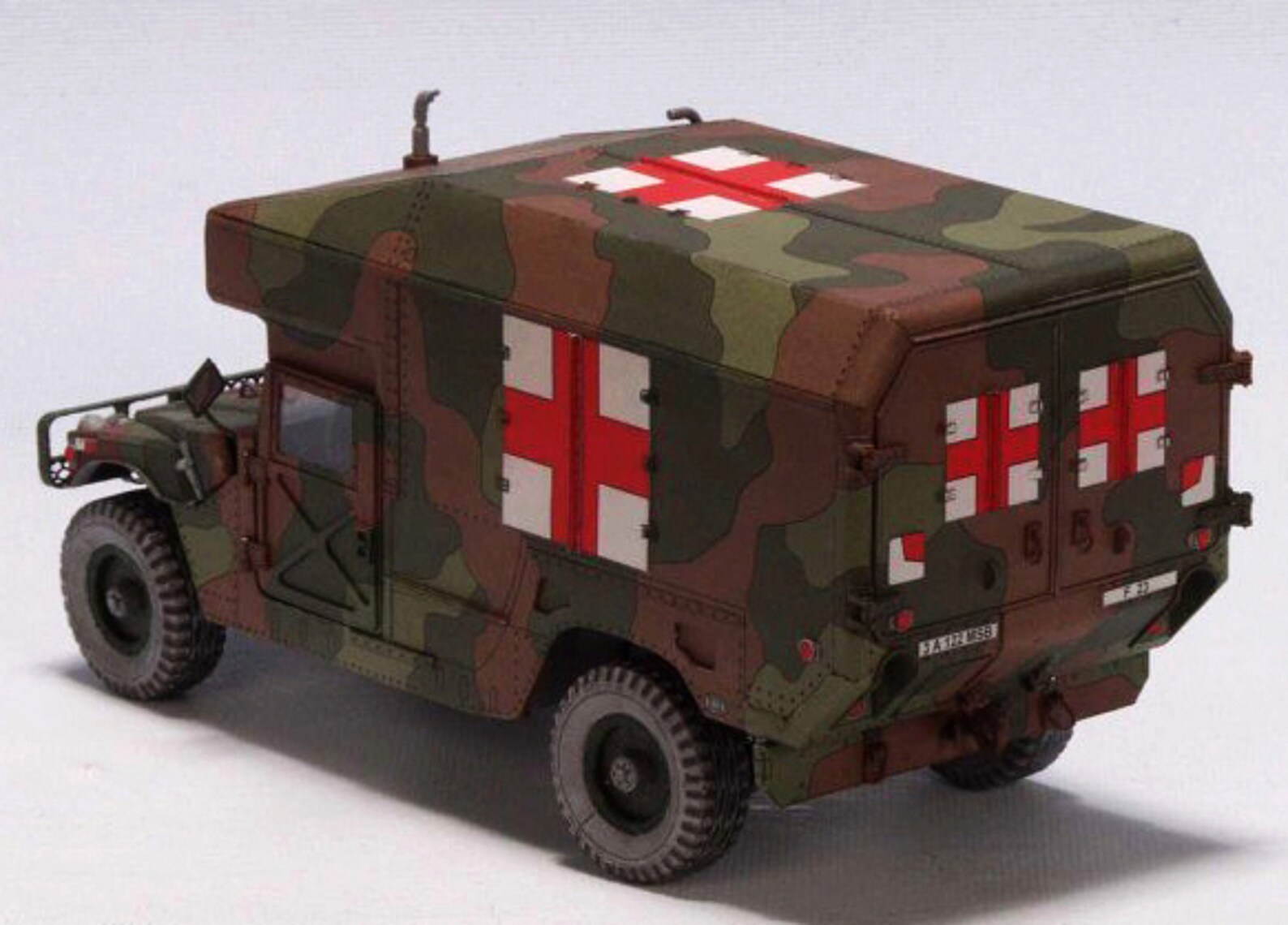 Paper Model Car Papercraft 3d Car Paper Model HUMMER Paper Car Handmade ...