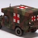 Paper Model Car Papercraft 3d Car Paper Model HUMMER Paper Car Handmade ...