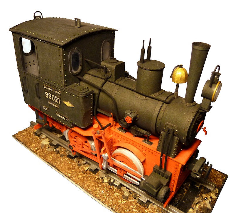 Model Train Set Paper Model Kit Papercraft 3d Paper Model - Etsy